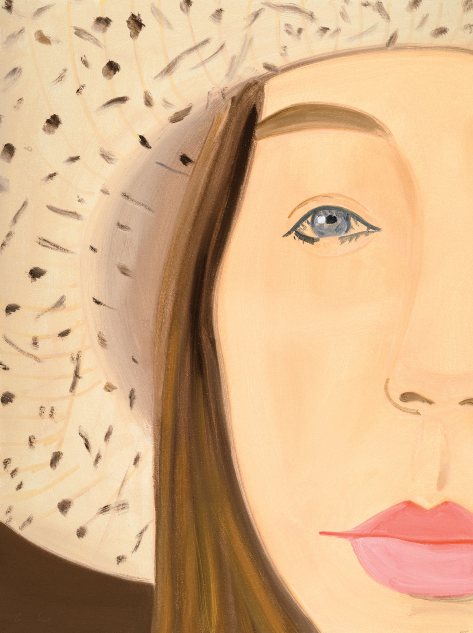 ALEX KATZ STRAW HAT 2 – Georgetown Frame Shoppe