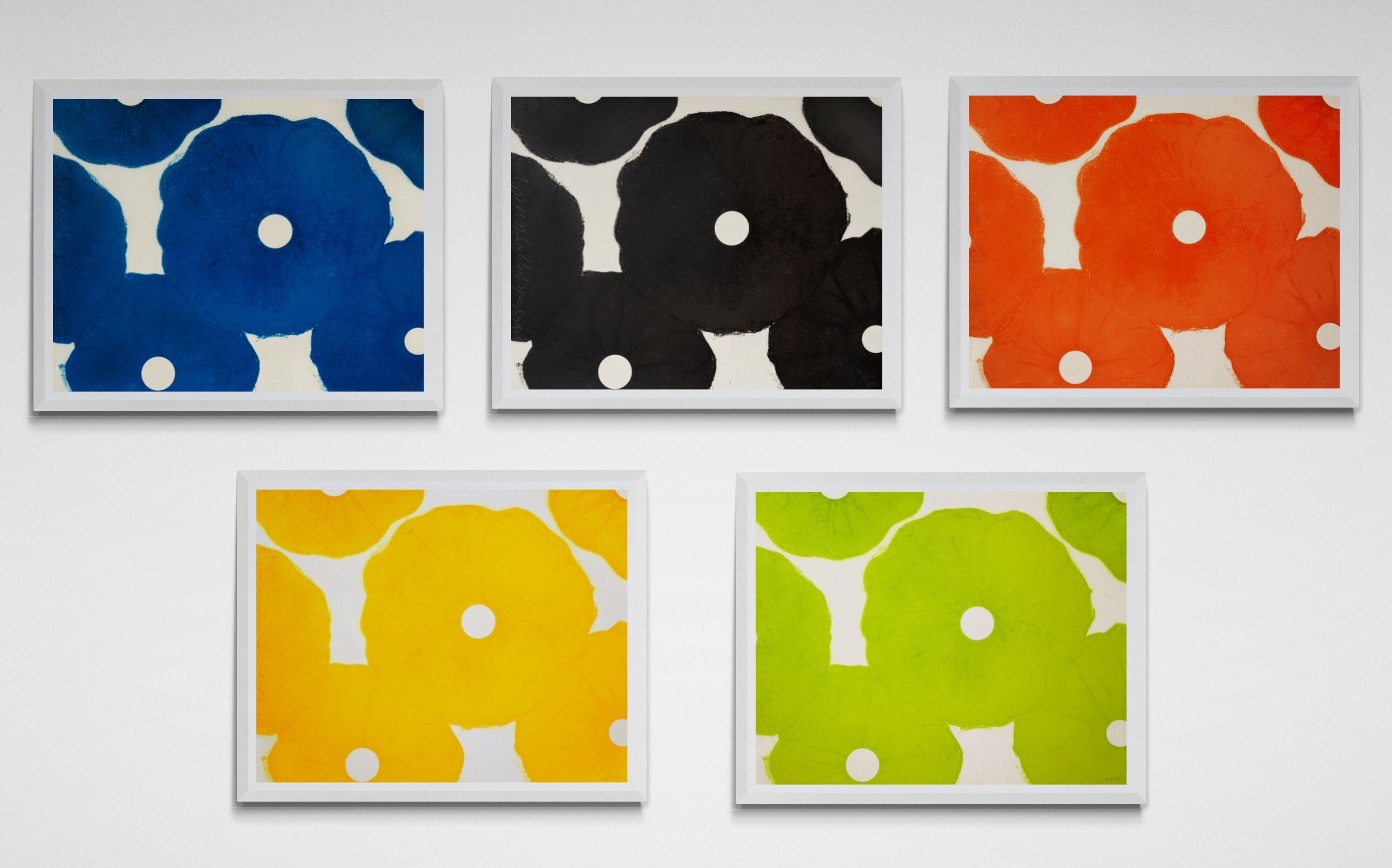 Donald Sultan Five Poppies (2023) – Georgetown Frame Shoppe