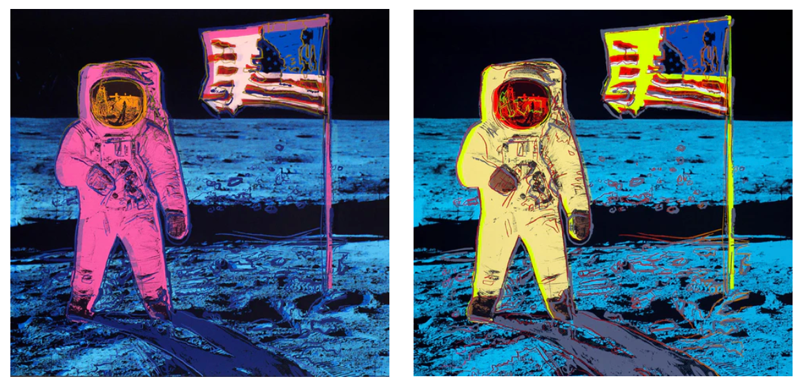 Sunday B. Morning (after Andy Warhol) Moonwalk – Georgetown Frame Shoppe