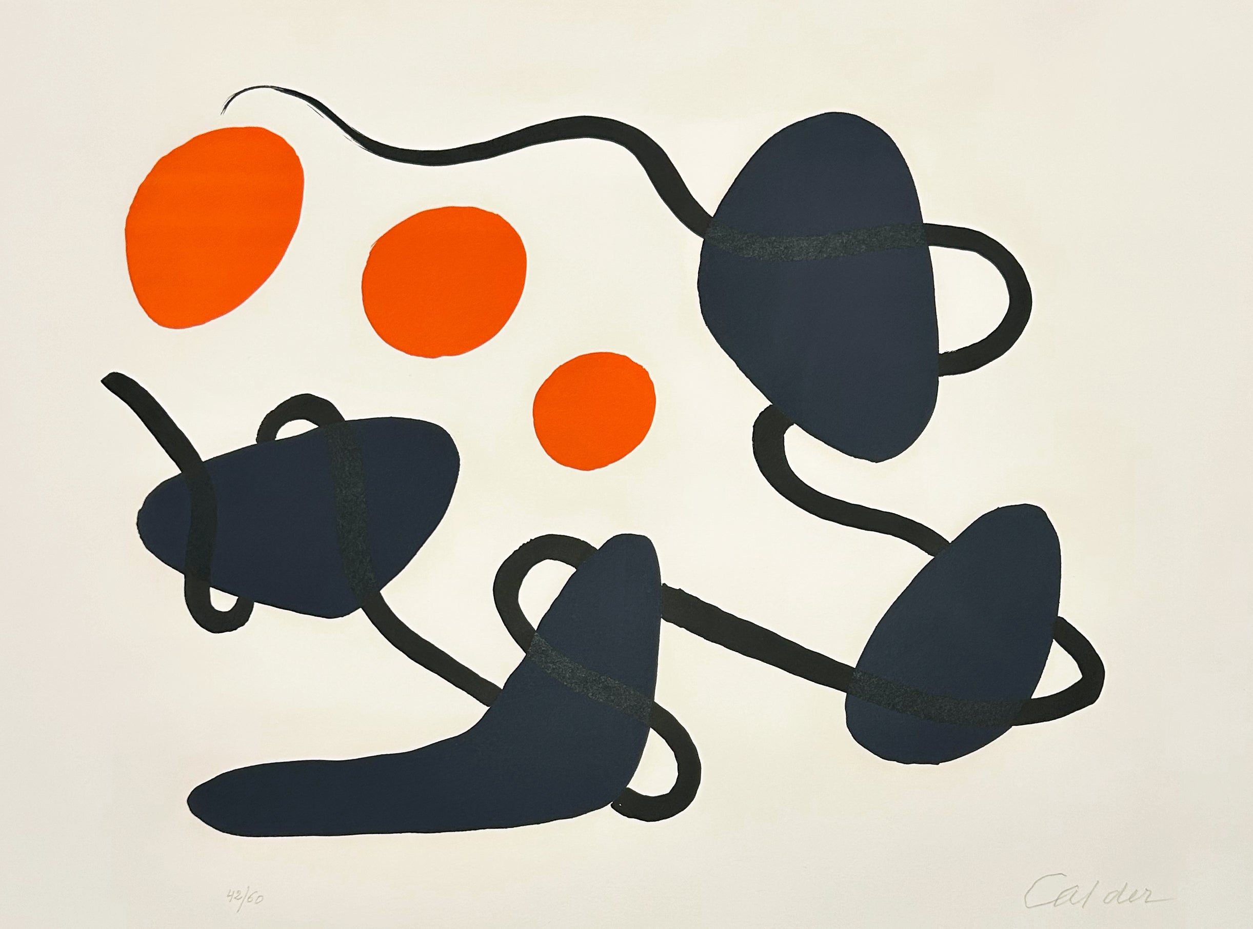 Alexander Calder The Black Line 1967 – Georgetown Frame Shoppe