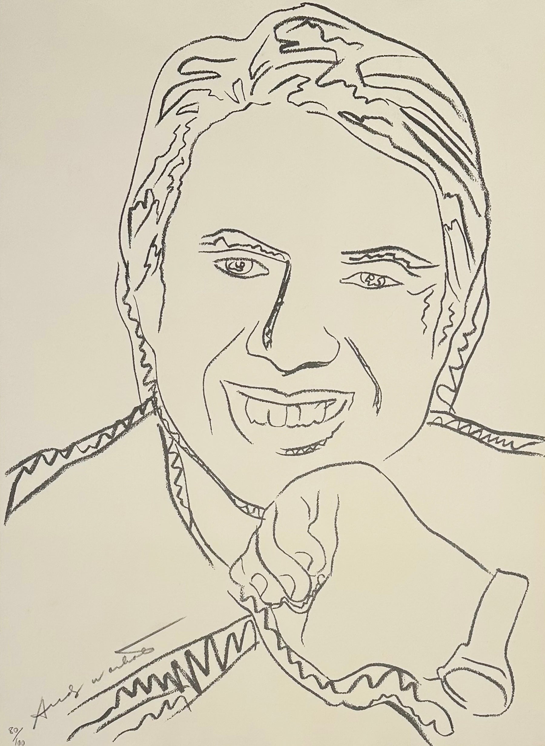 Andy Warhol Jimmy Carter III from Inaugural Impressions (Feldman III.1 ...