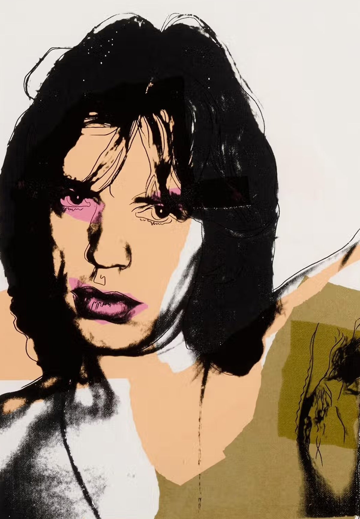 Andy Warhol Mick Jagger (Feldman II.141) 1975 – Georgetown Frame Shoppe