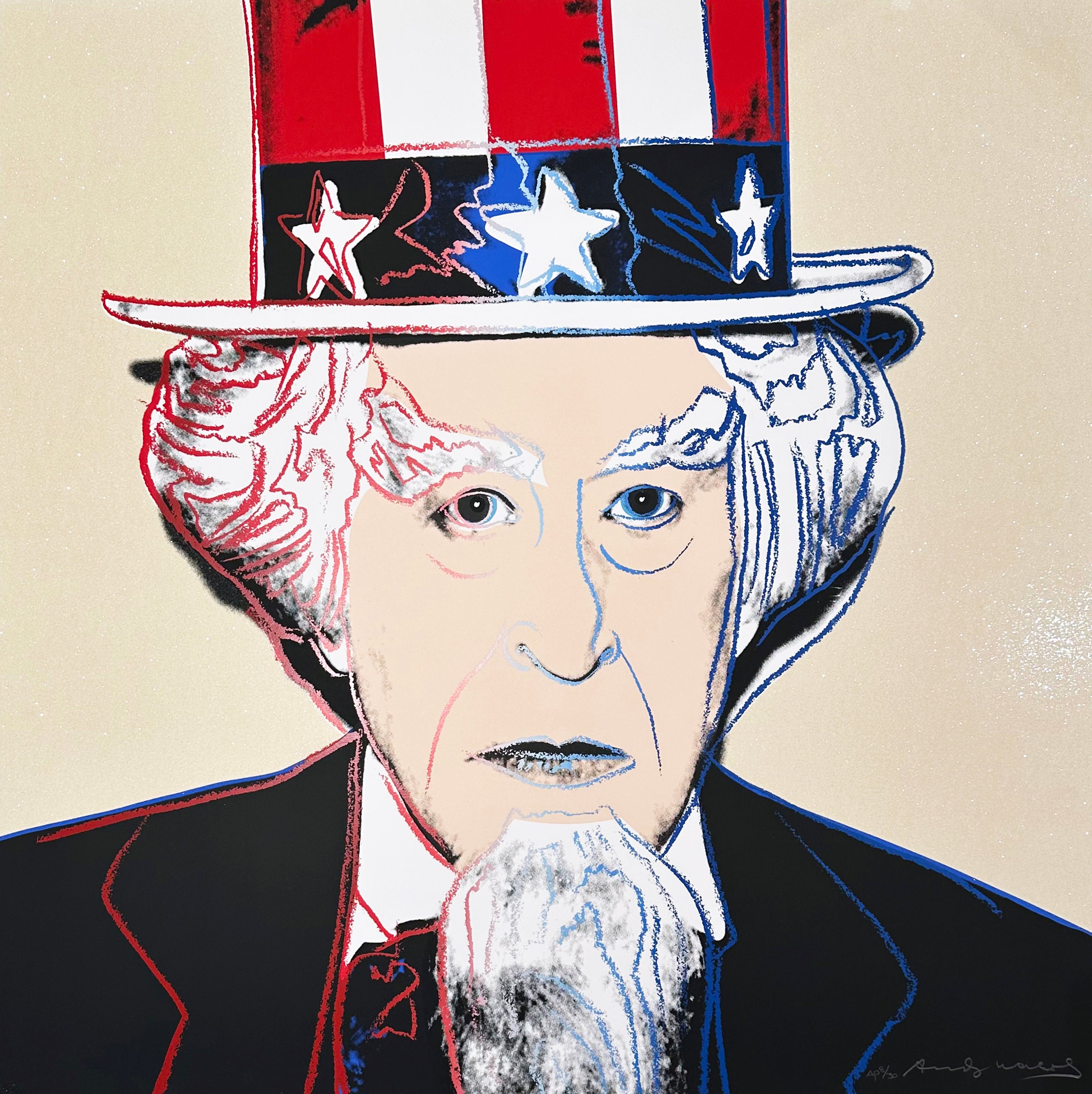 Andy Warhol Uncle Sam (Feldman II.259) 1981 – Georgetown Frame Shoppe