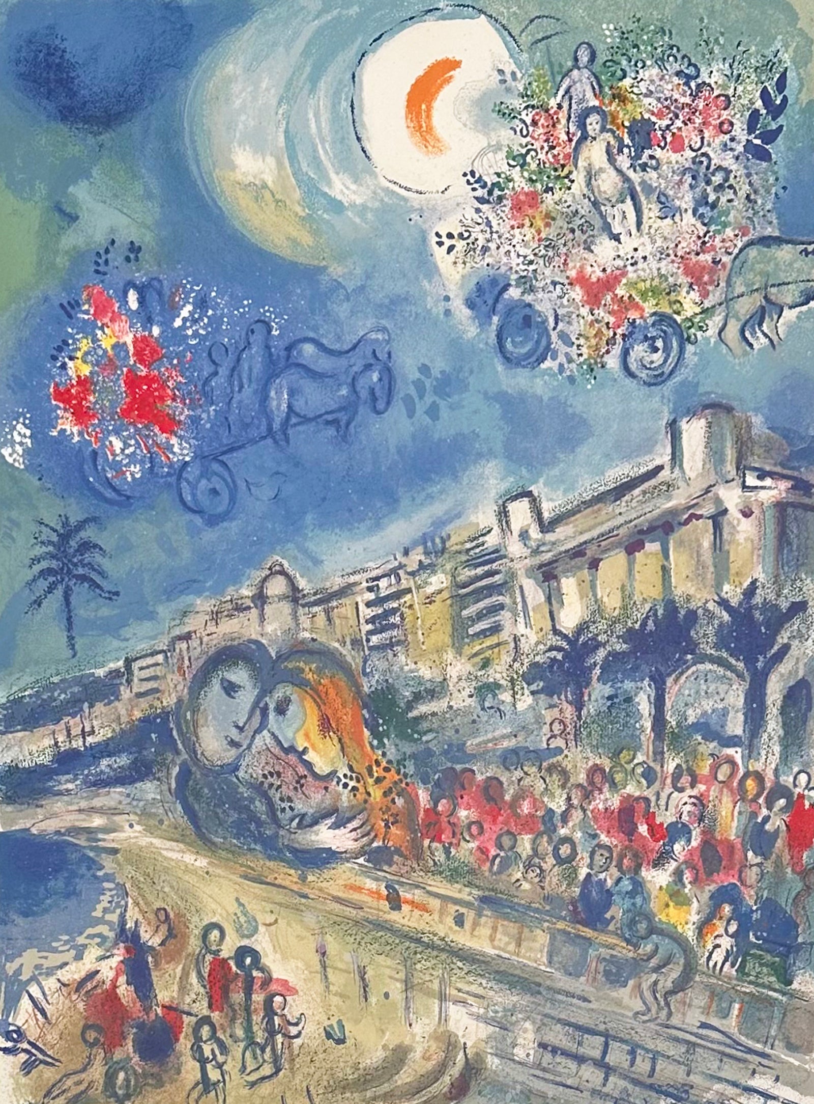 Charles Sorlier after Marc Chagall Carnaval of Flowers (Unsigned Proof ...