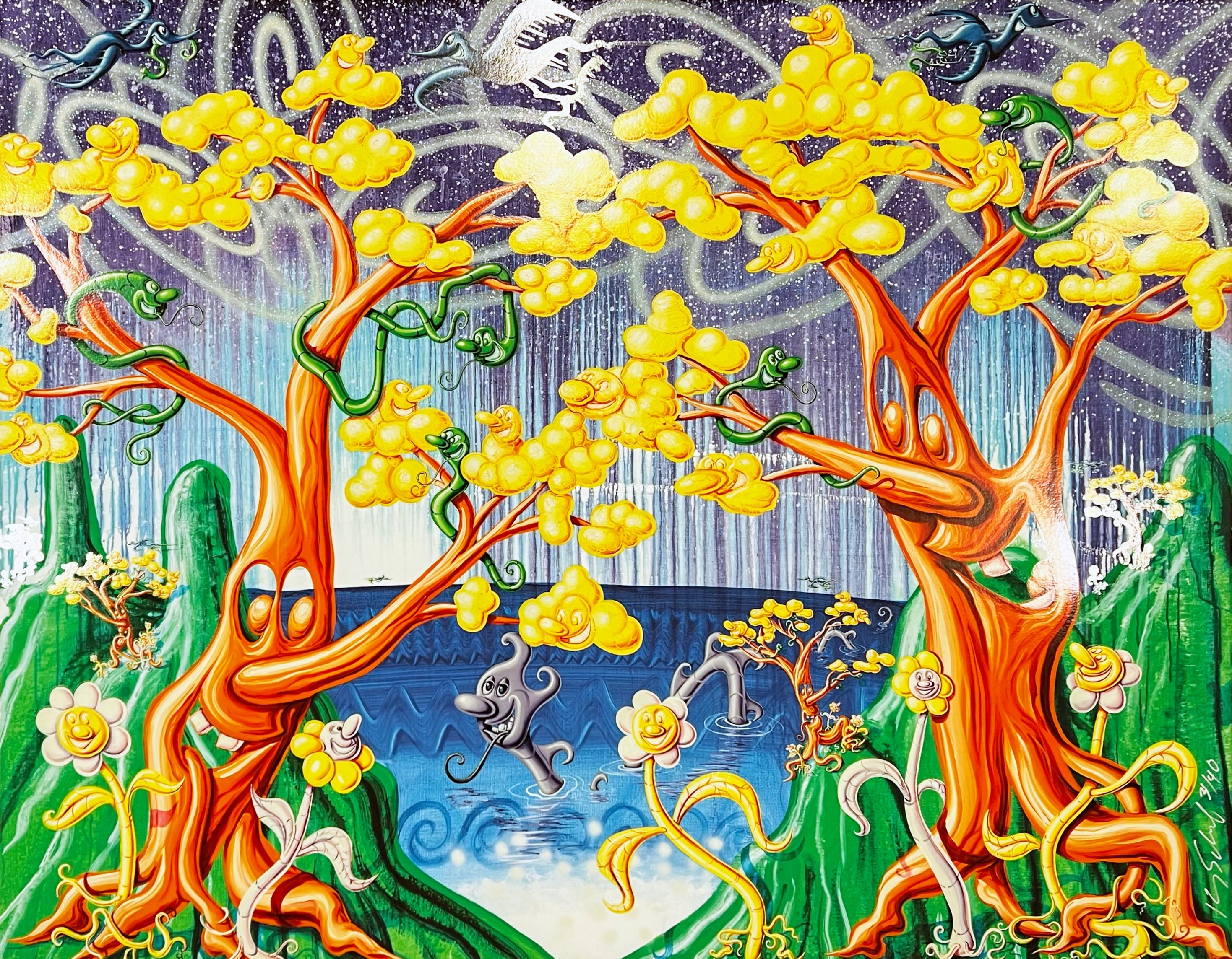 Kenny Scharf Paradis Perdu 2022 – Georgetown Frame Shoppe