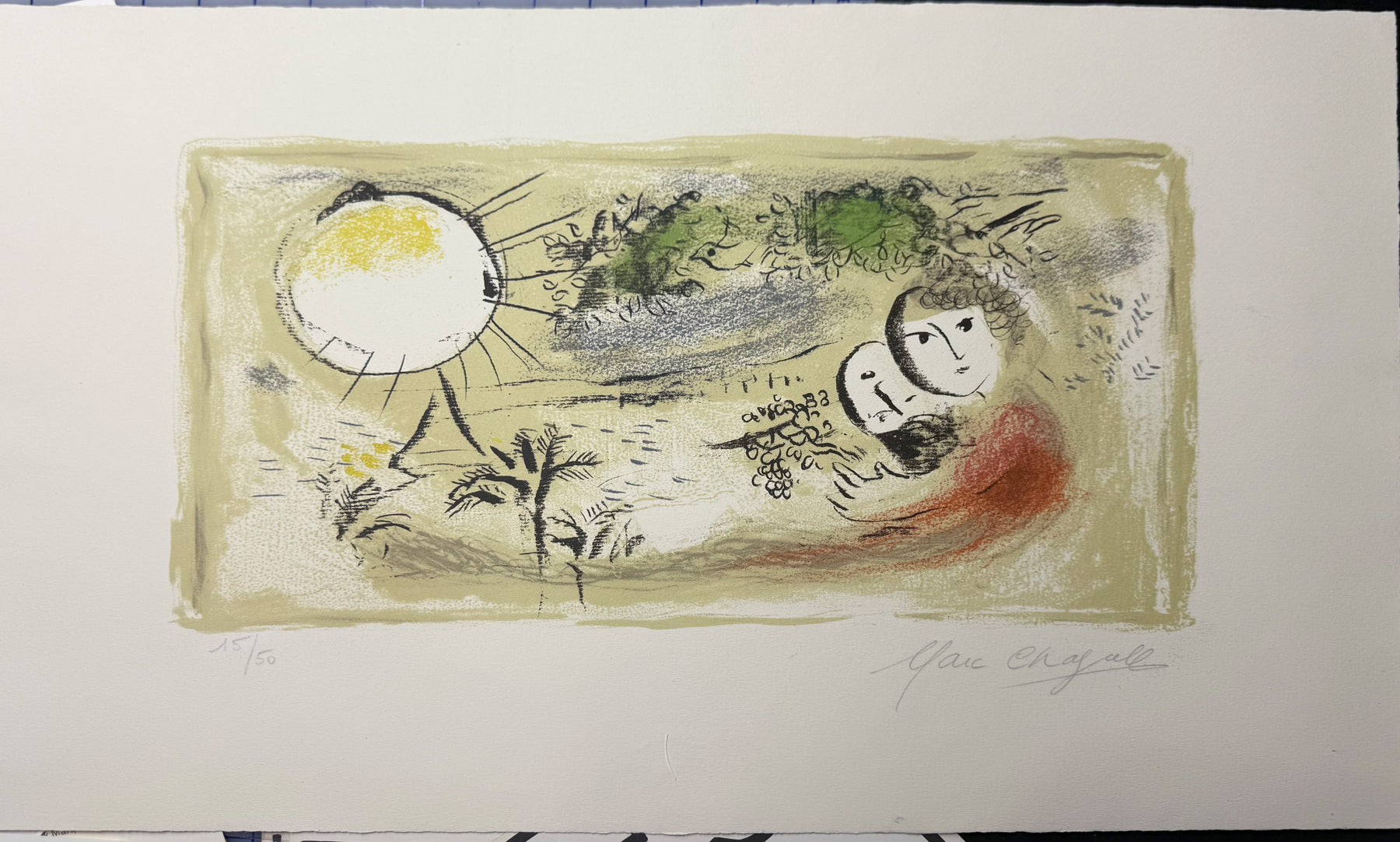 Marc Chagall The Rest (Mourlot 555) 1968 – Georgetown Frame Shoppe