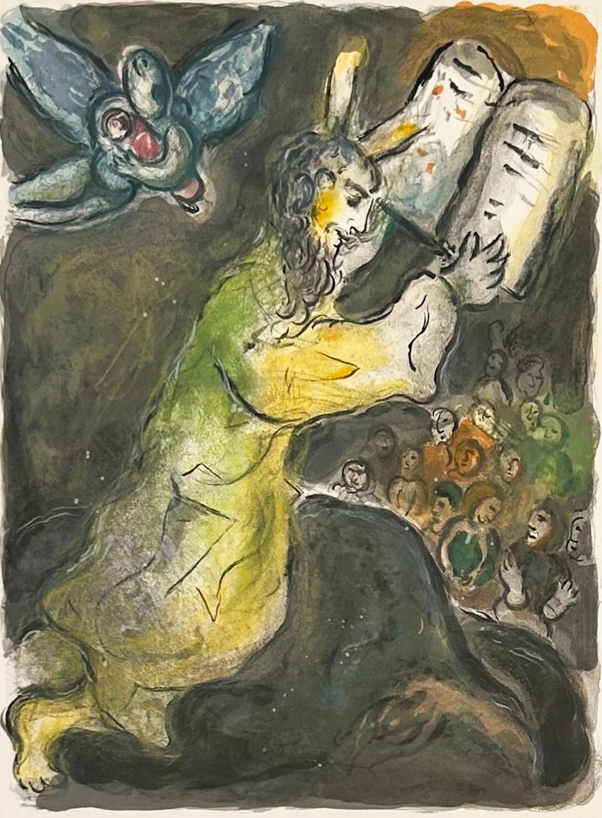 Marc Chagall The Ten Commandments (Mourlot 463, Cramer 64) 1966 ...