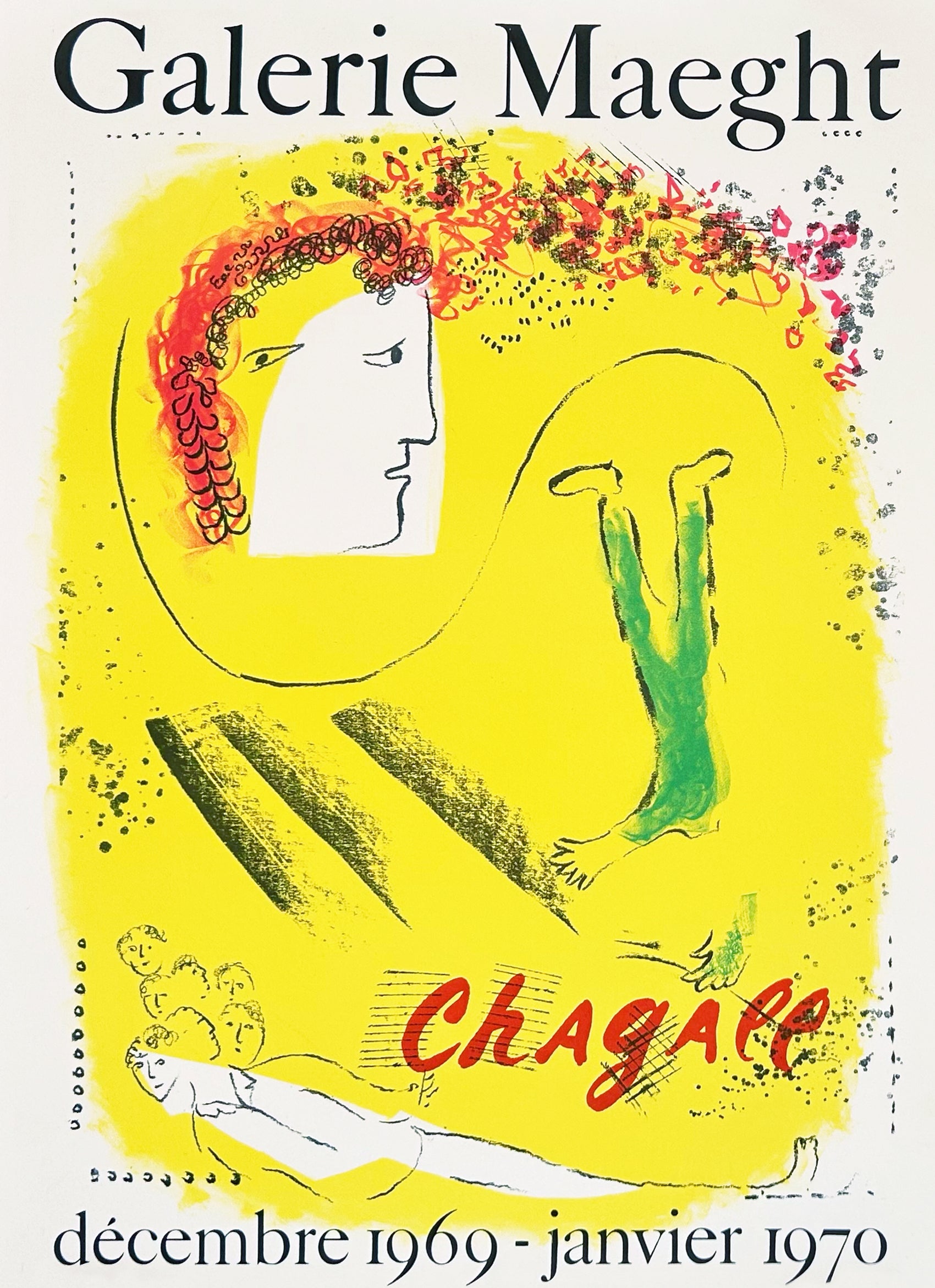 Marc Chagall (after) The Yellow Background (Chagall's Posters, pg. 56 ...