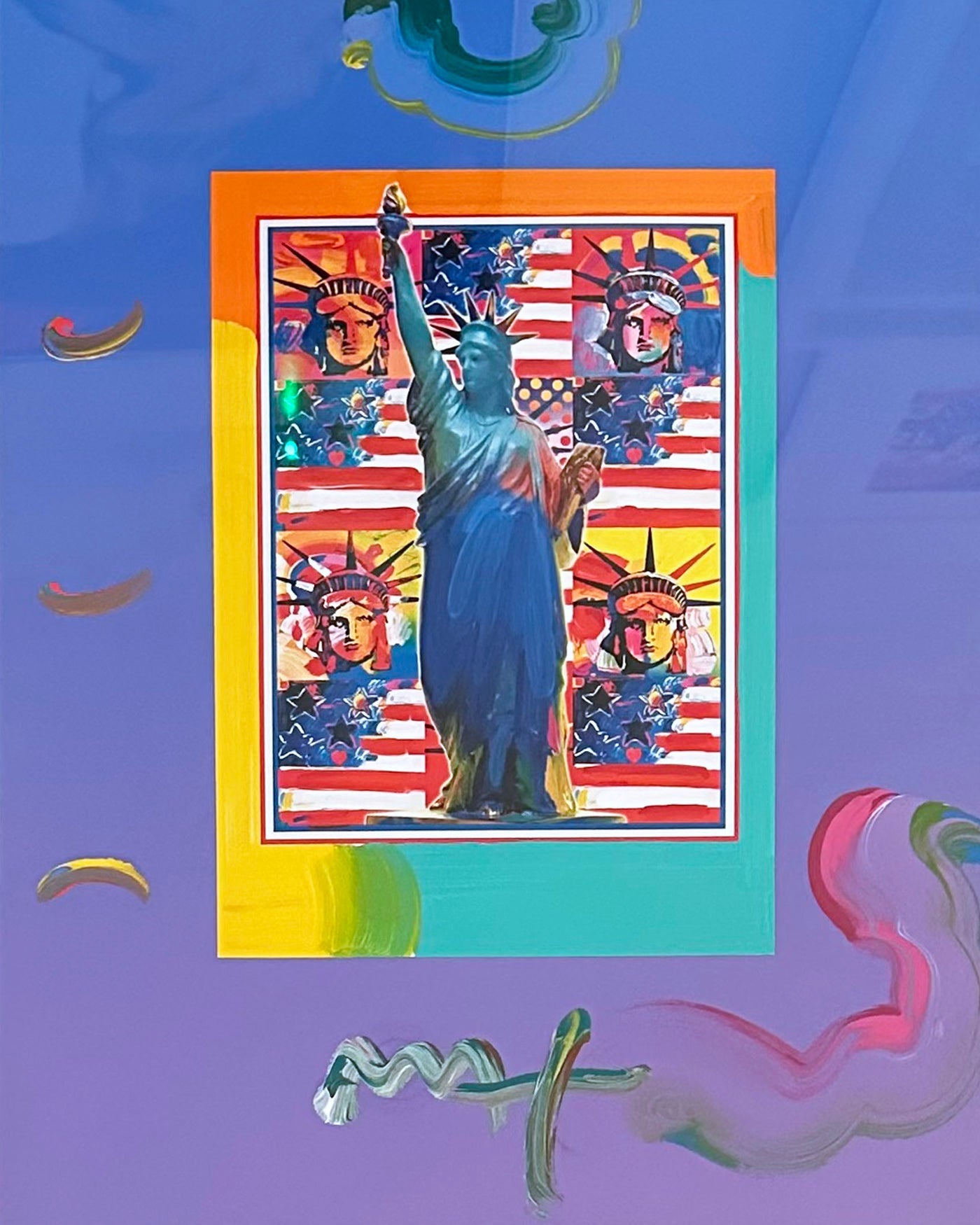 Peter Max God Bless America Ver. I #108 2010 – Georgetown Frame Shoppe