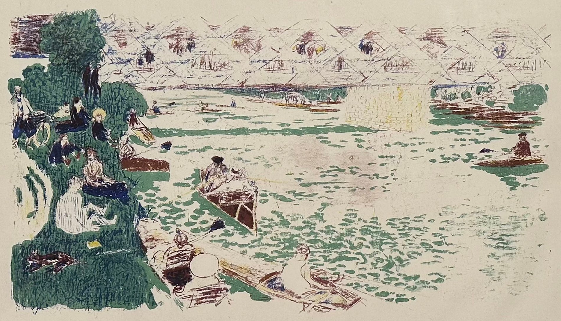 Pierre Bonnard Le Canotage 1896 – Georgetown Frame Shoppe