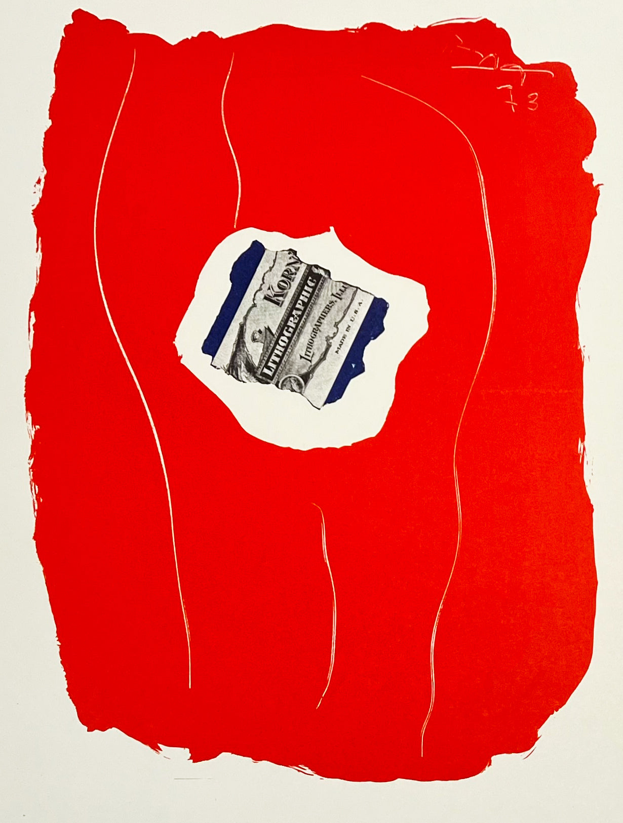 Robert Motherwell Tricolor 1973 – Georgetown Frame Shoppe