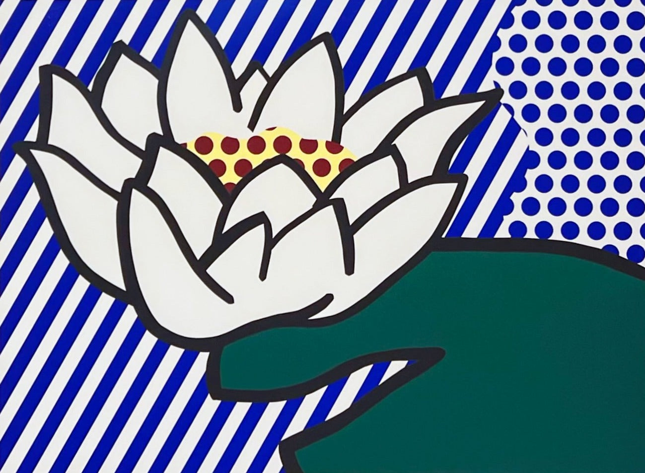 Roy Lichtenstein Water Lily (Corlett 281) 1993 – Georgetown Frame Shoppe