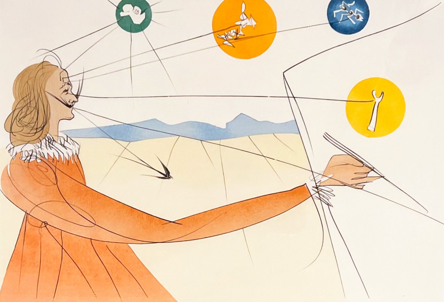 Salvador Dali Dalinean Prophecy (Field 75-13) 1975 – Georgetown Frame ...