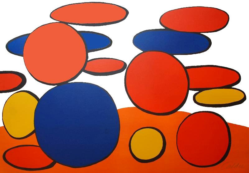 Alexander Calder Cercles (Circles) 1968 – Georgetown Frame Shoppe