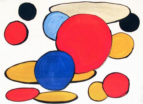 Alexander Calder Grey Elipse 1976 – Georgetown Frame Shoppe