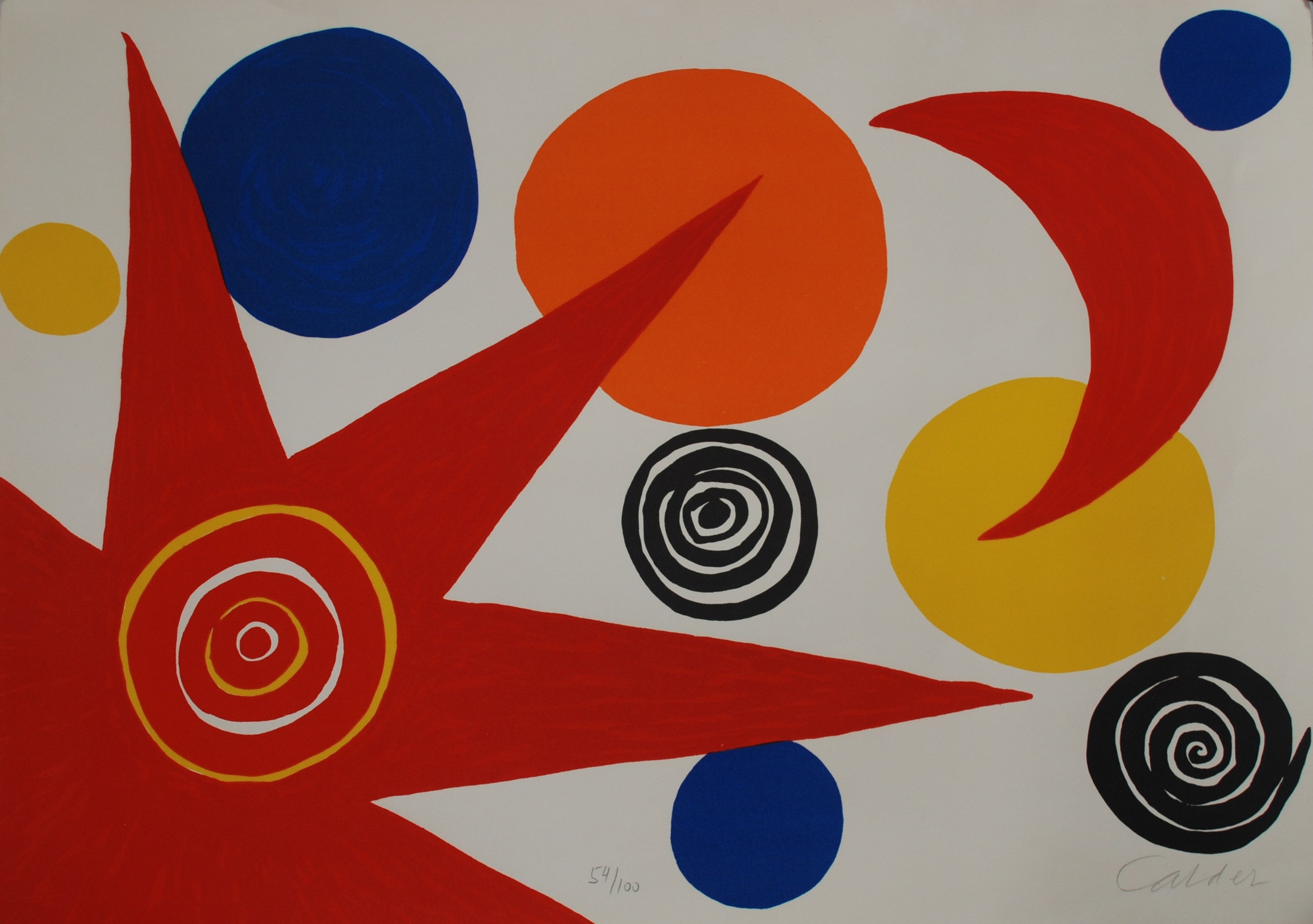 Alexander Calder Red Star 1974 – Georgetown Frame Shoppe