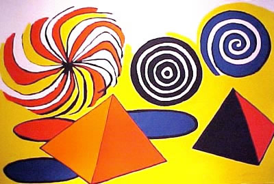 Alexander Calder Spider's Web Pyramid 1974 – Georgetown Frame Shoppe