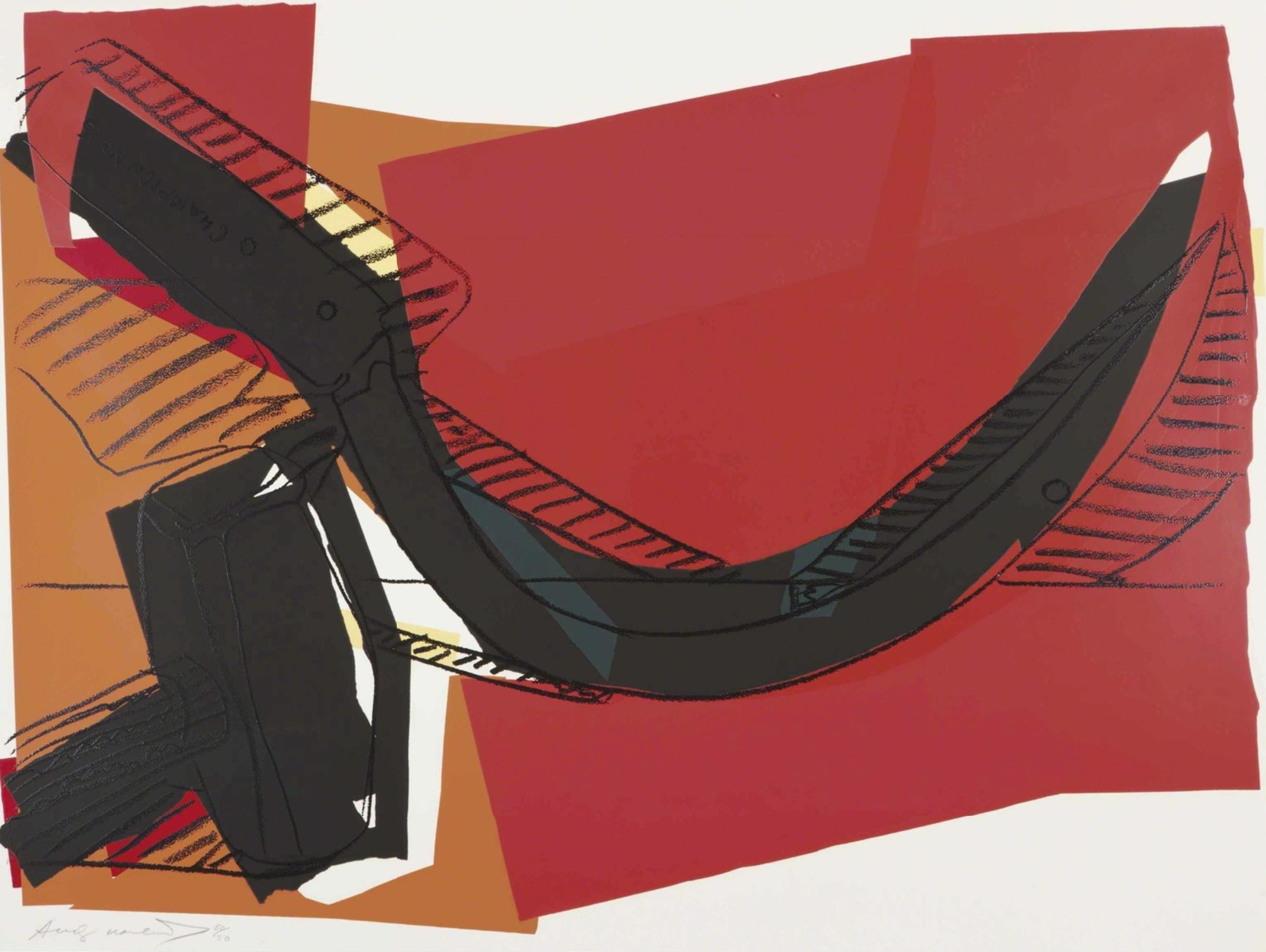Andy Warhol Hammer and Sickle (Feldman II.163) 1977 – Georgetown Frame ...