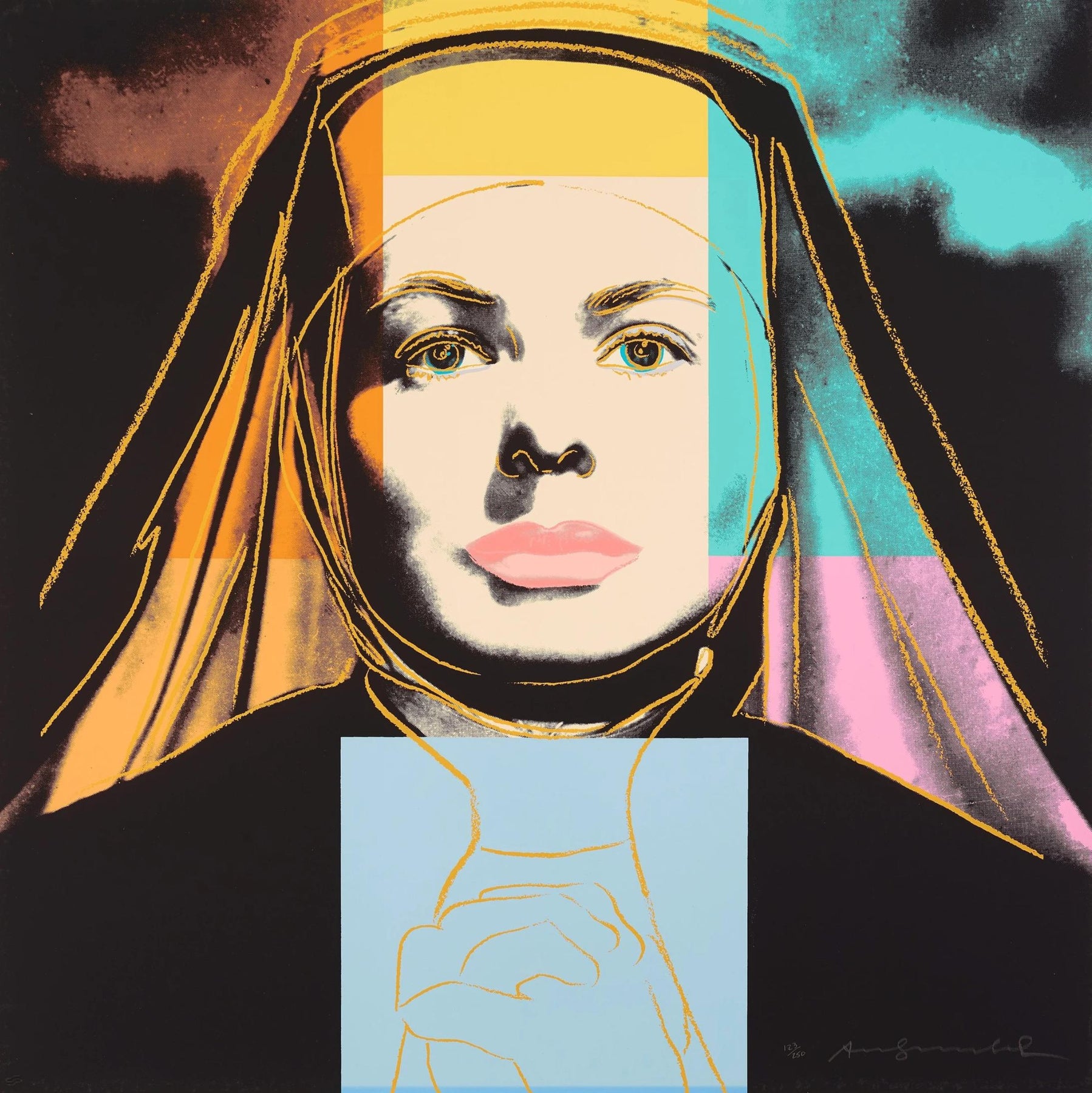 Andy Warhol Ingrid Bergman, The Nun (Feldman II.314) 1983 – Georgetown ...