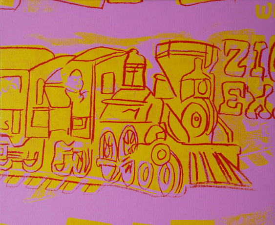 Andy Warhol Train (PA20.162) 1983 – Georgetown Frame Shoppe