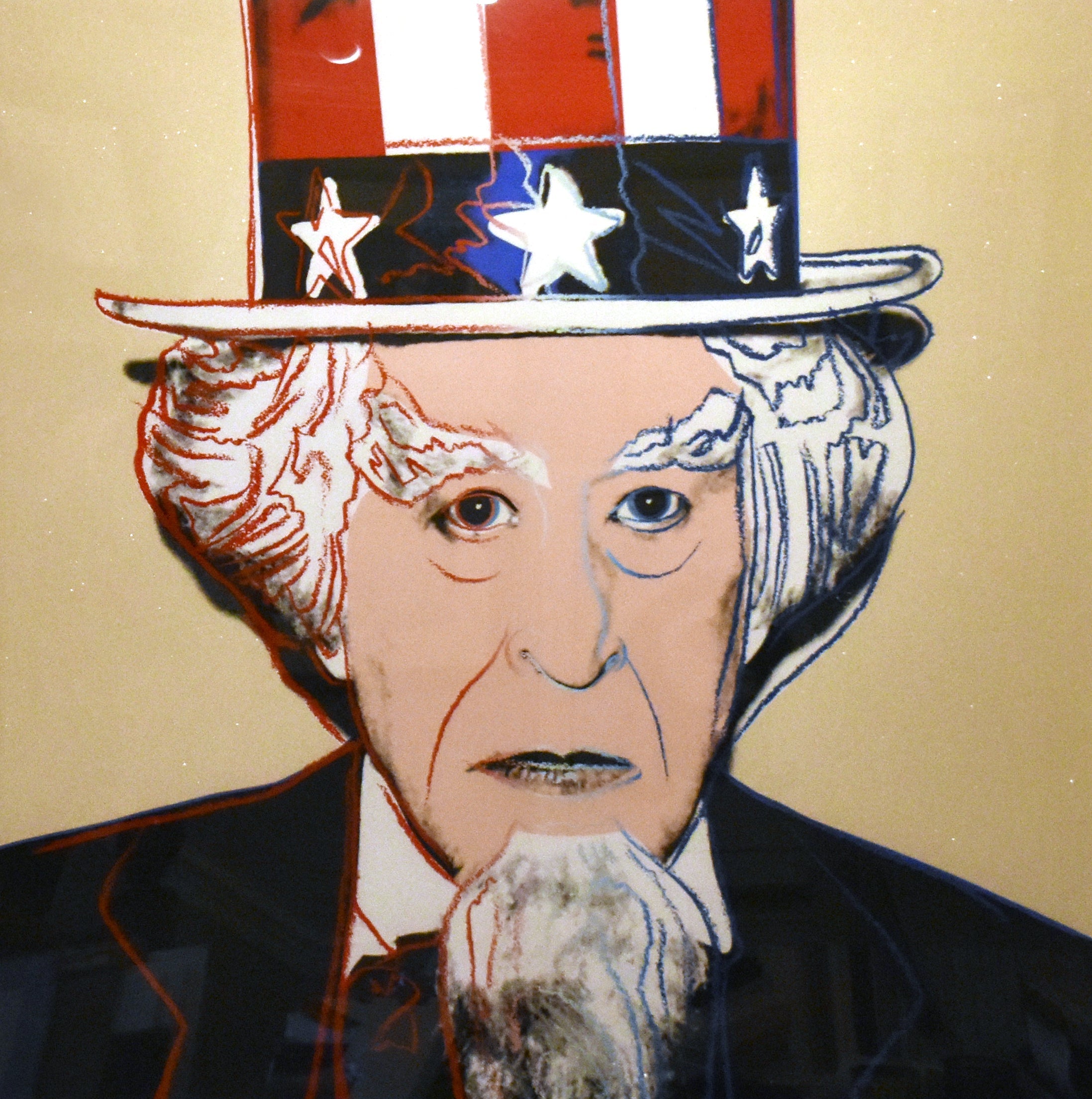 Andy Warhol Uncle Sam (Feldman II.259) 1981 – Georgetown Frame Shoppe