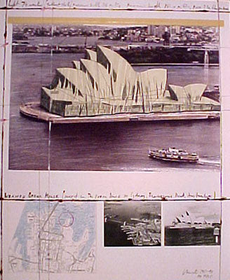 Christo Wrapped Sydney Opera House 1990 – Georgetown Frame Shoppe