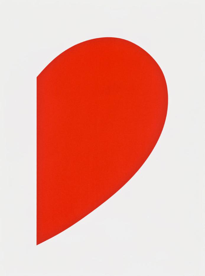 Ellsworth Kelly Red Curve 2013 – Georgetown Frame Shoppe
