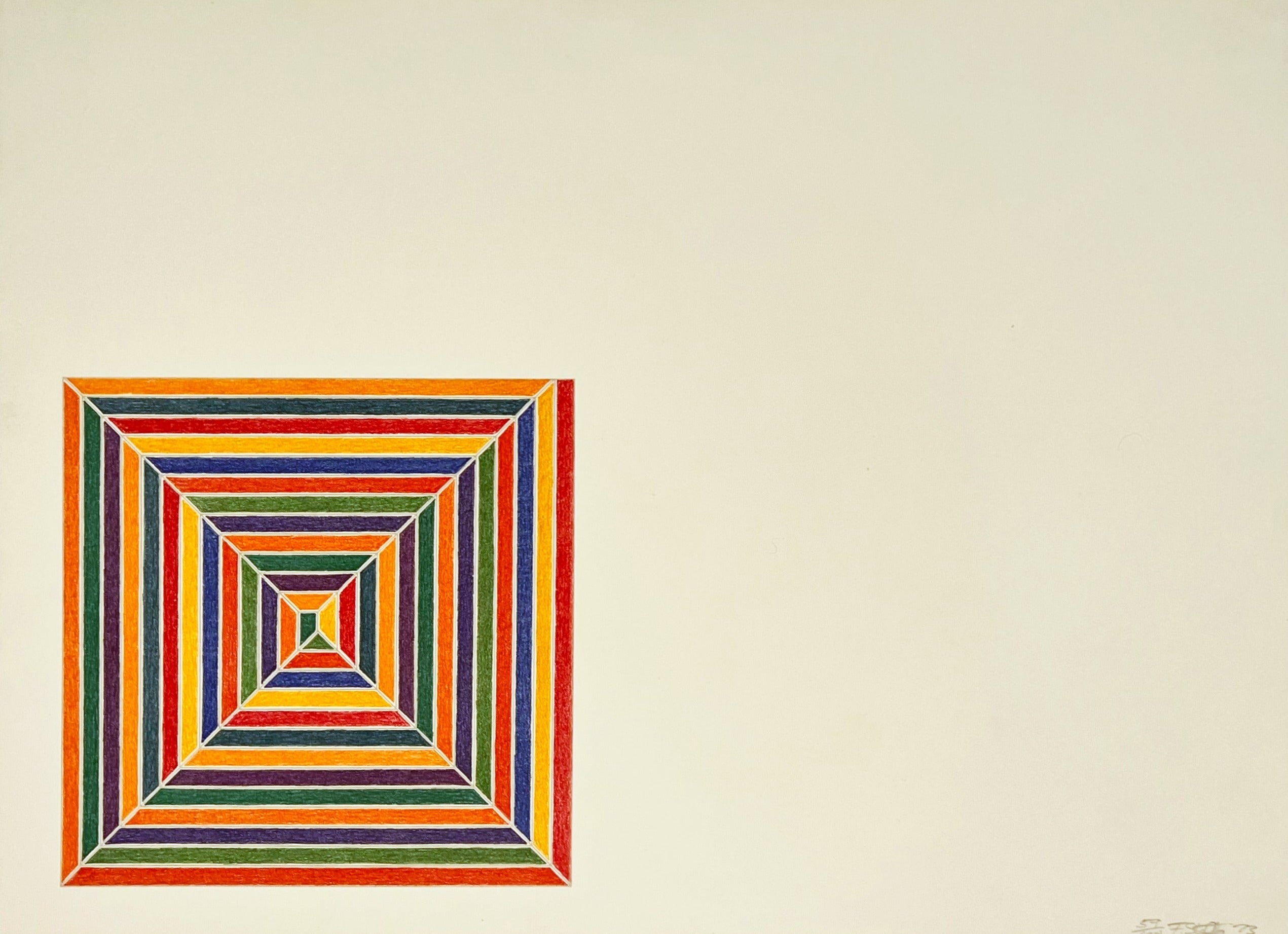 Frank Stella Jasper's Dilemma 1973 – Georgetown Frame Shoppe