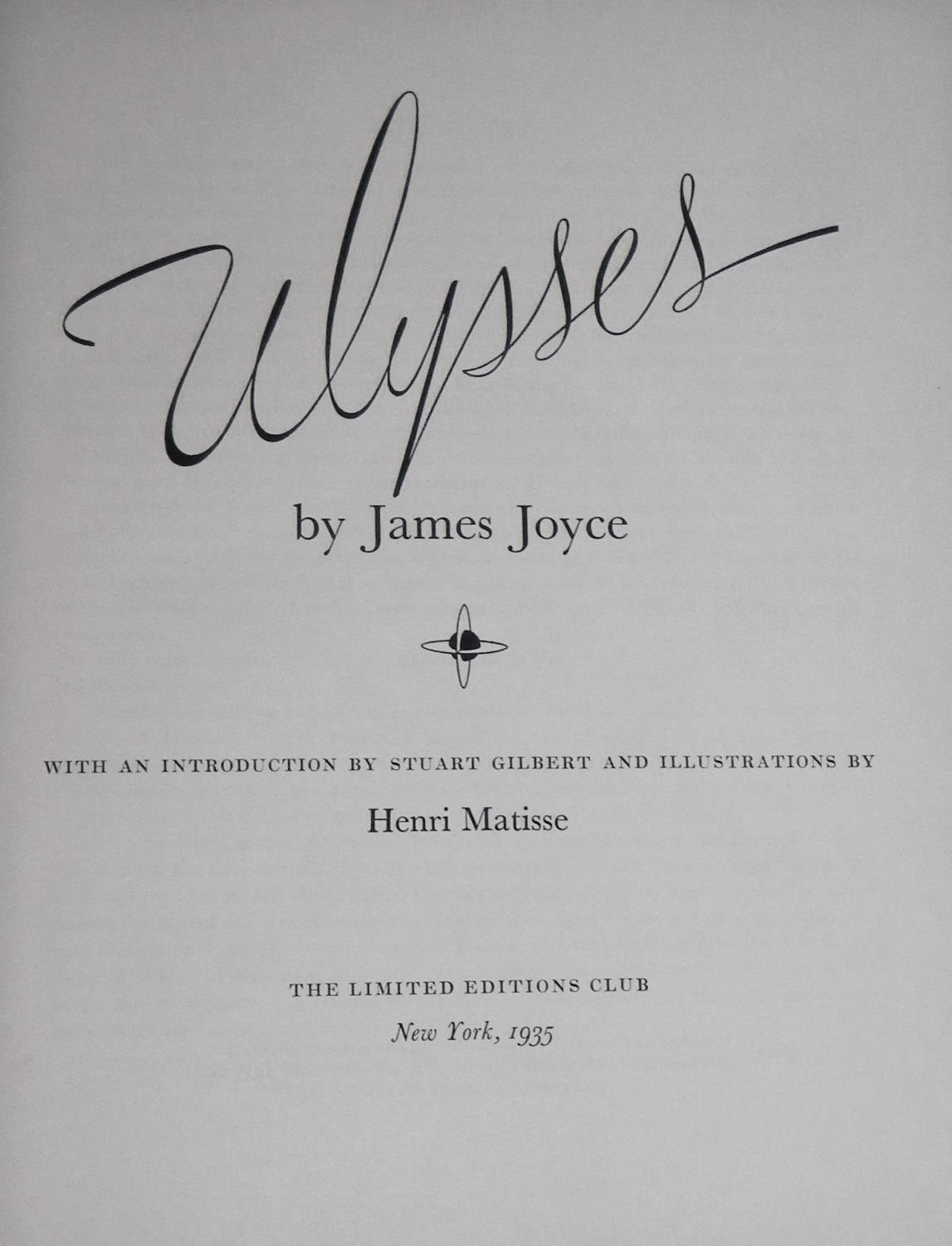 Henri Matisse Ulysses Title Page And Introduction (Duthuit 6) 1935 ...