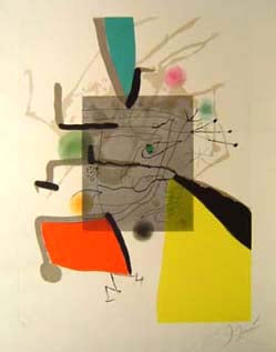 Joan Miro Libre de Sis Sentits, Plate II (Dupin 1166) 1981 – Georgetown ...