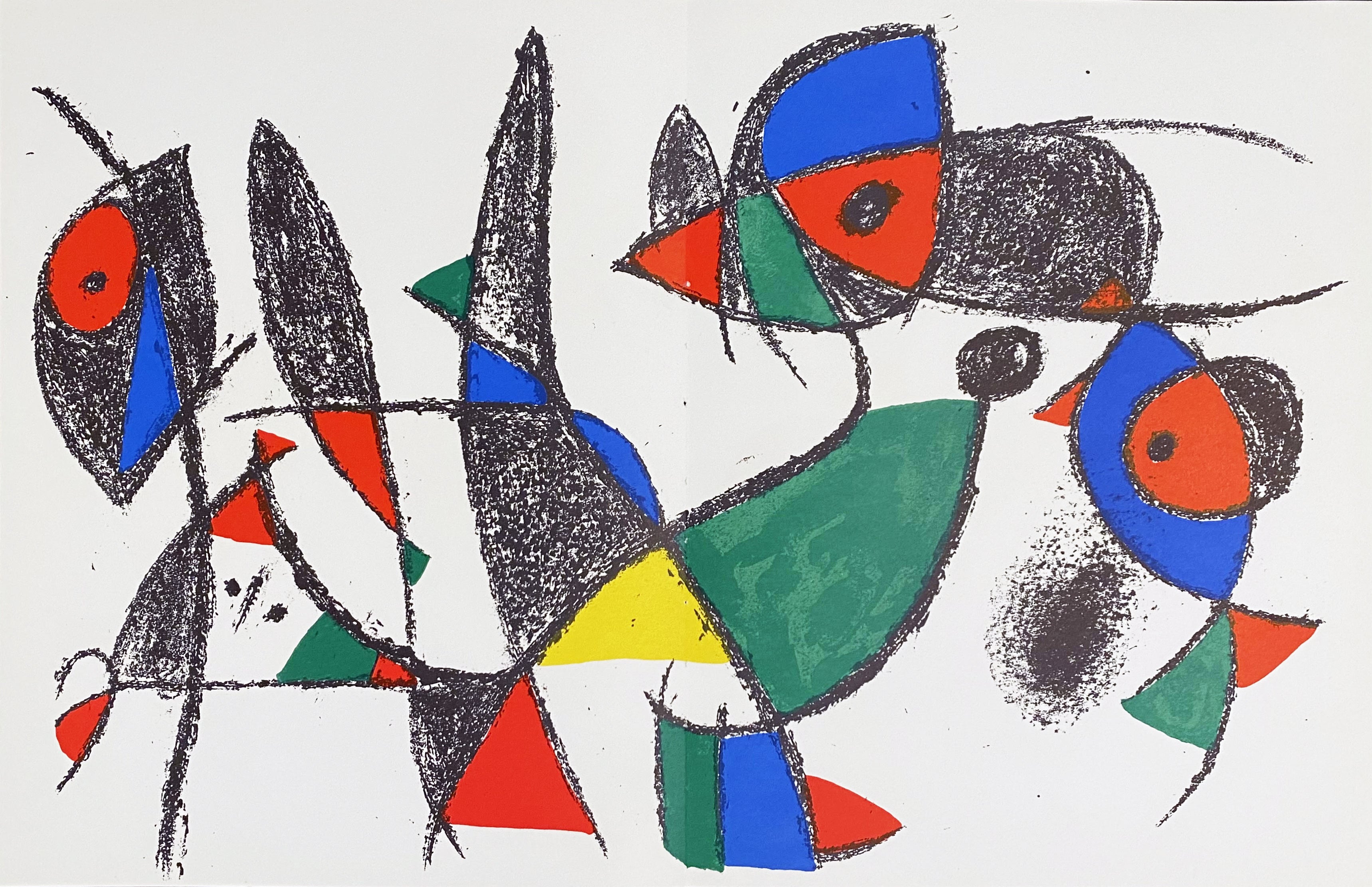 Joan Miro Miro Lithographe II, Plate IX (Mourlot 1045) 1975 ...