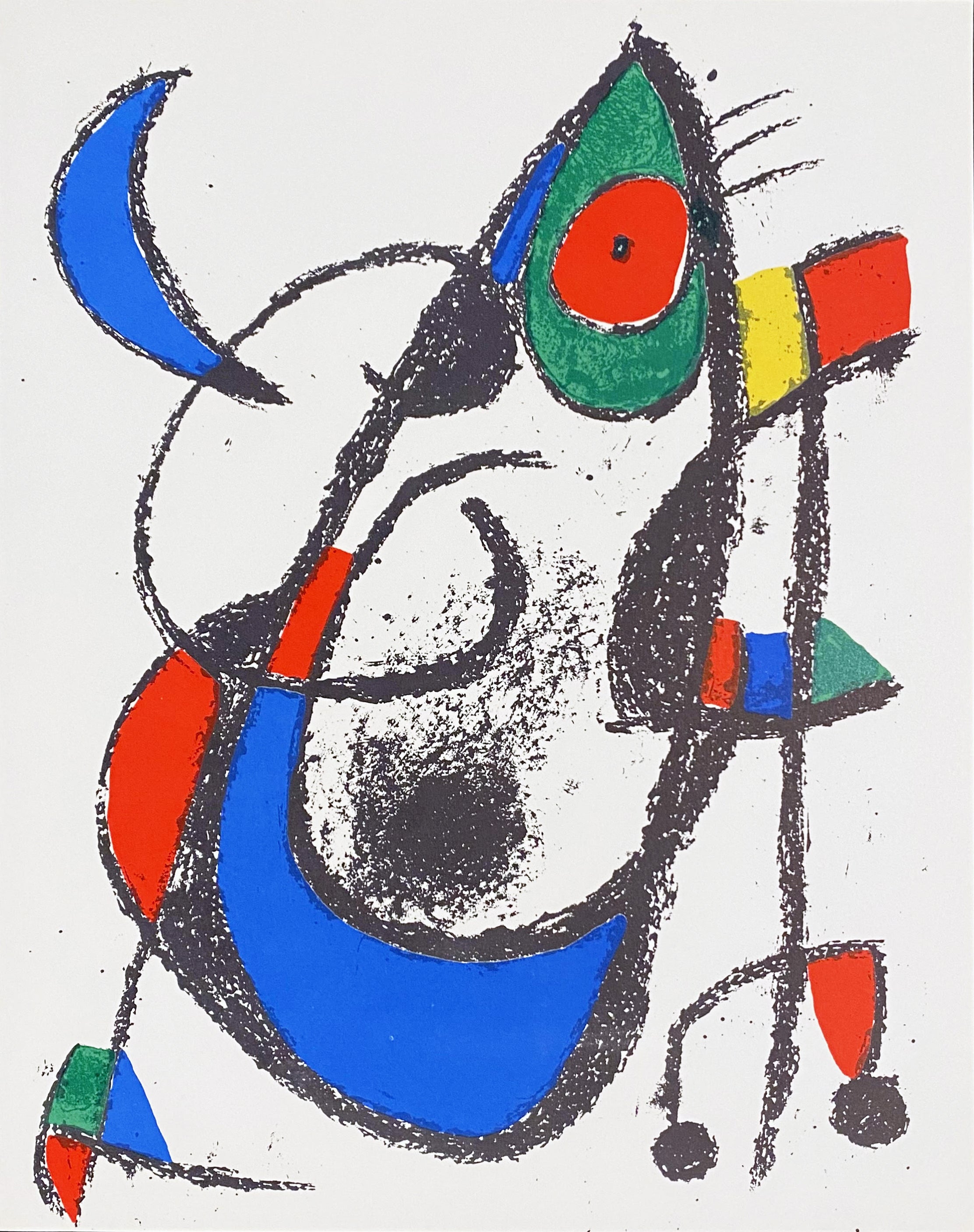 Joan Miro Miro Lithographe II, Plate XI (Mourlot 1047) 1975 ...
