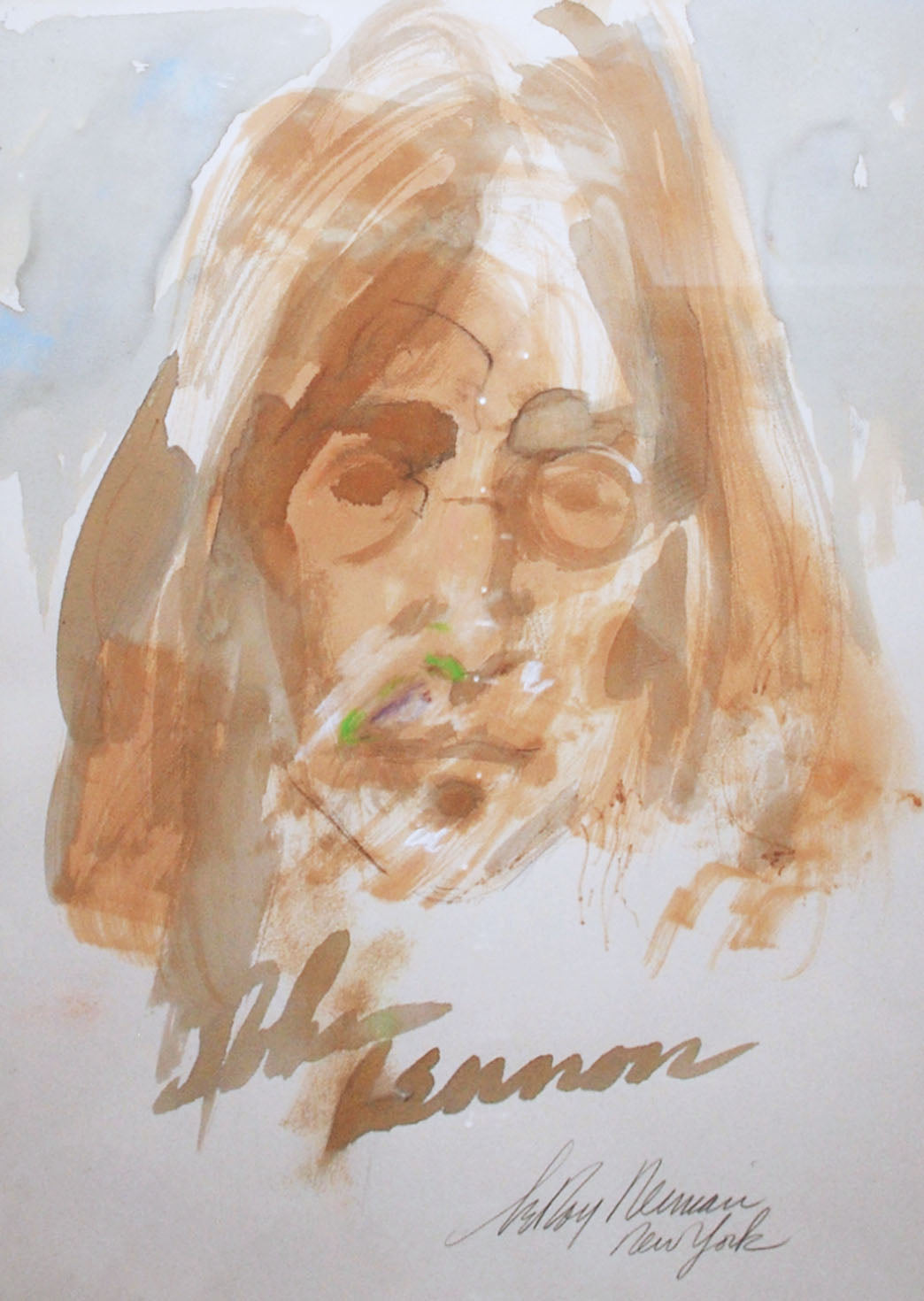 LeRoy Neiman John Lennon 1980 – Georgetown Frame Shoppe