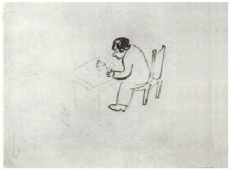 Marc Chagall At Table 1922 – Georgetown Frame Shoppe