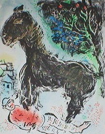 Marc Chagall The Little Horse (Mourlot 681) 1972 – Georgetown Frame Shoppe