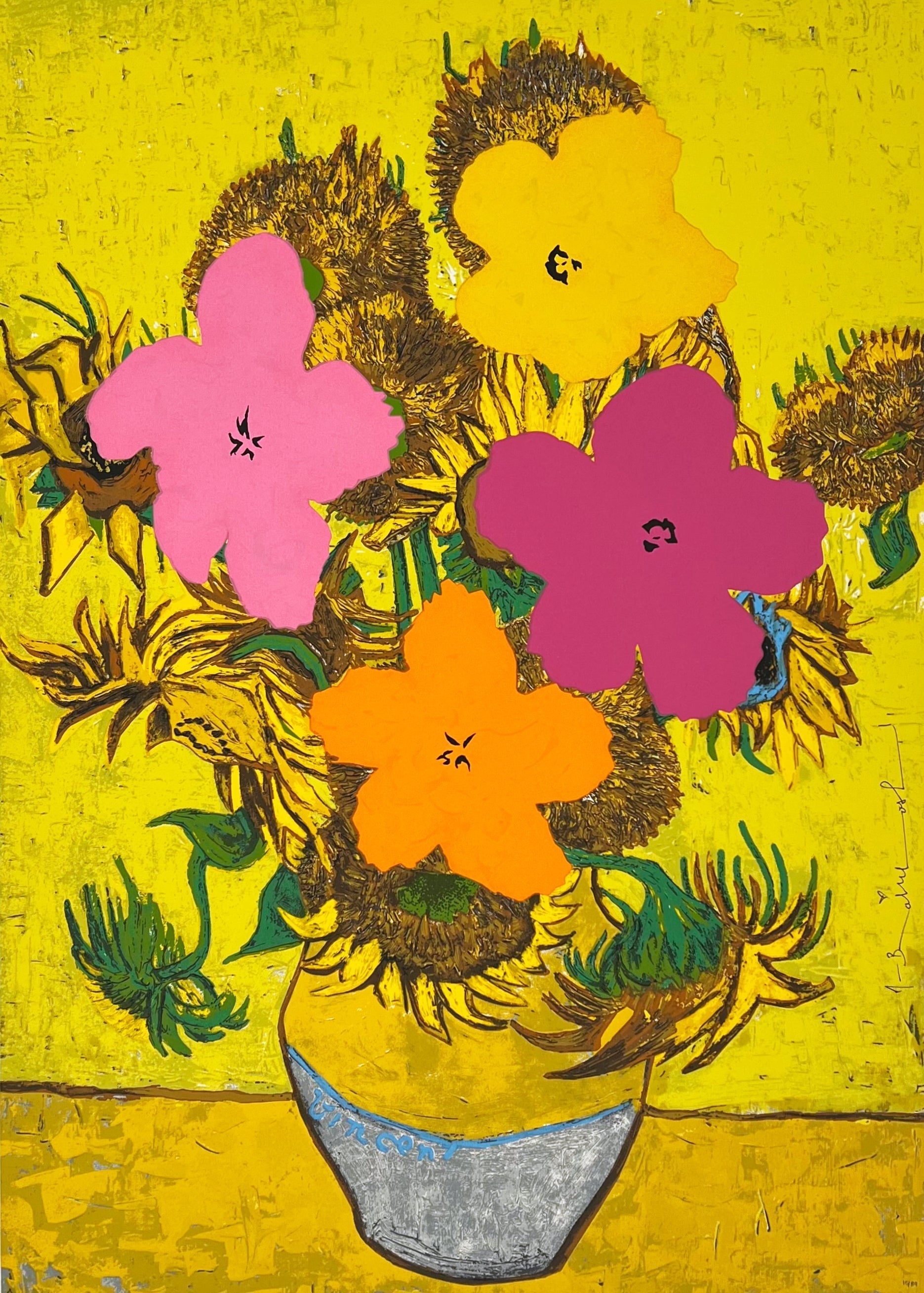 Mr. Brainwash Flower and Sun 2022 – Georgetown Frame Shoppe