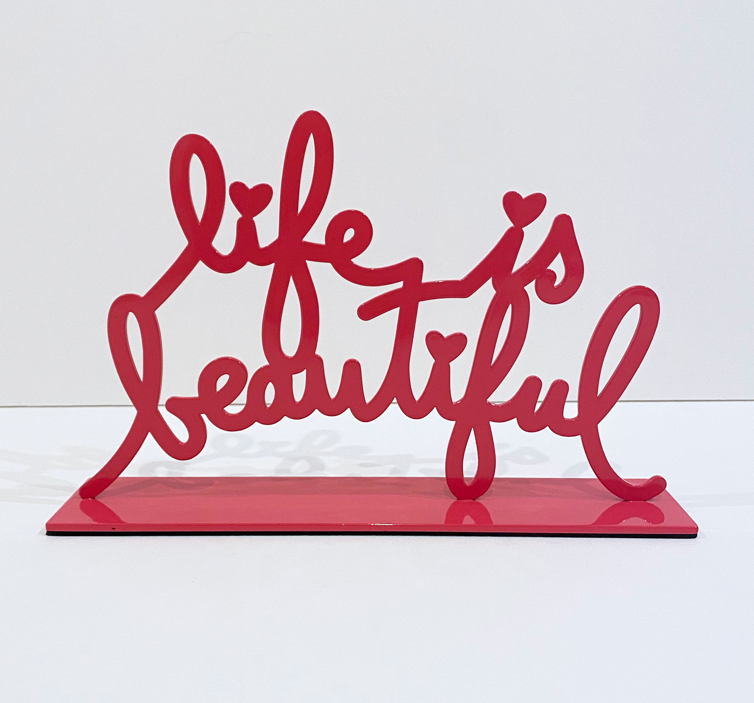 Mr. Brainwash Life is Beautiful (Pink) 2022 – Georgetown Frame Shoppe