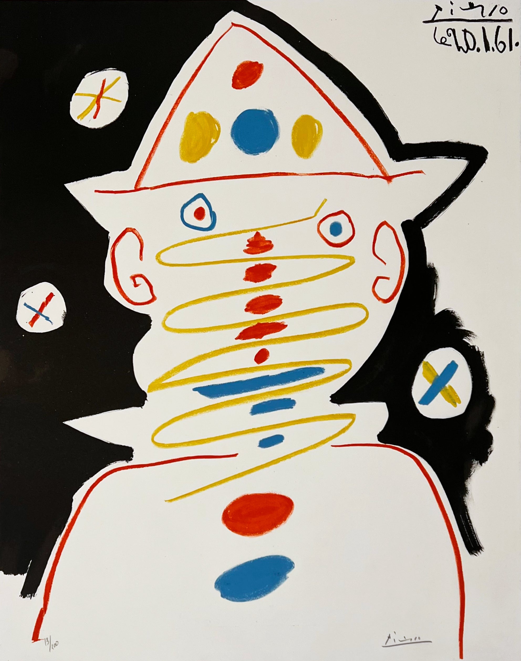 Pablo Picasso Clown 1967 – Georgetown Frame Shoppe