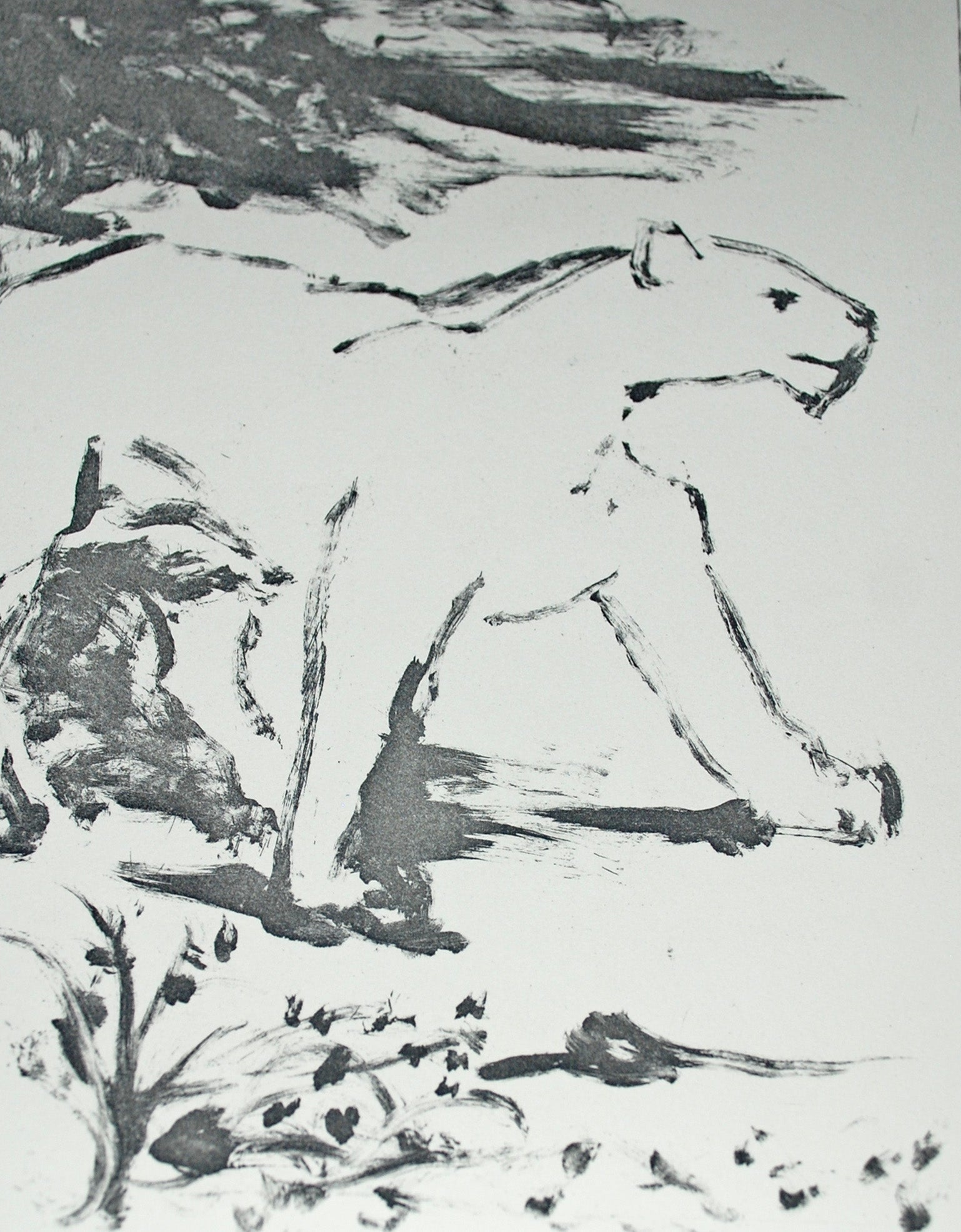 Pablo Picasso La Lione (The Lioness) (Bloch 344, Cramer No. 37) 1942 ...