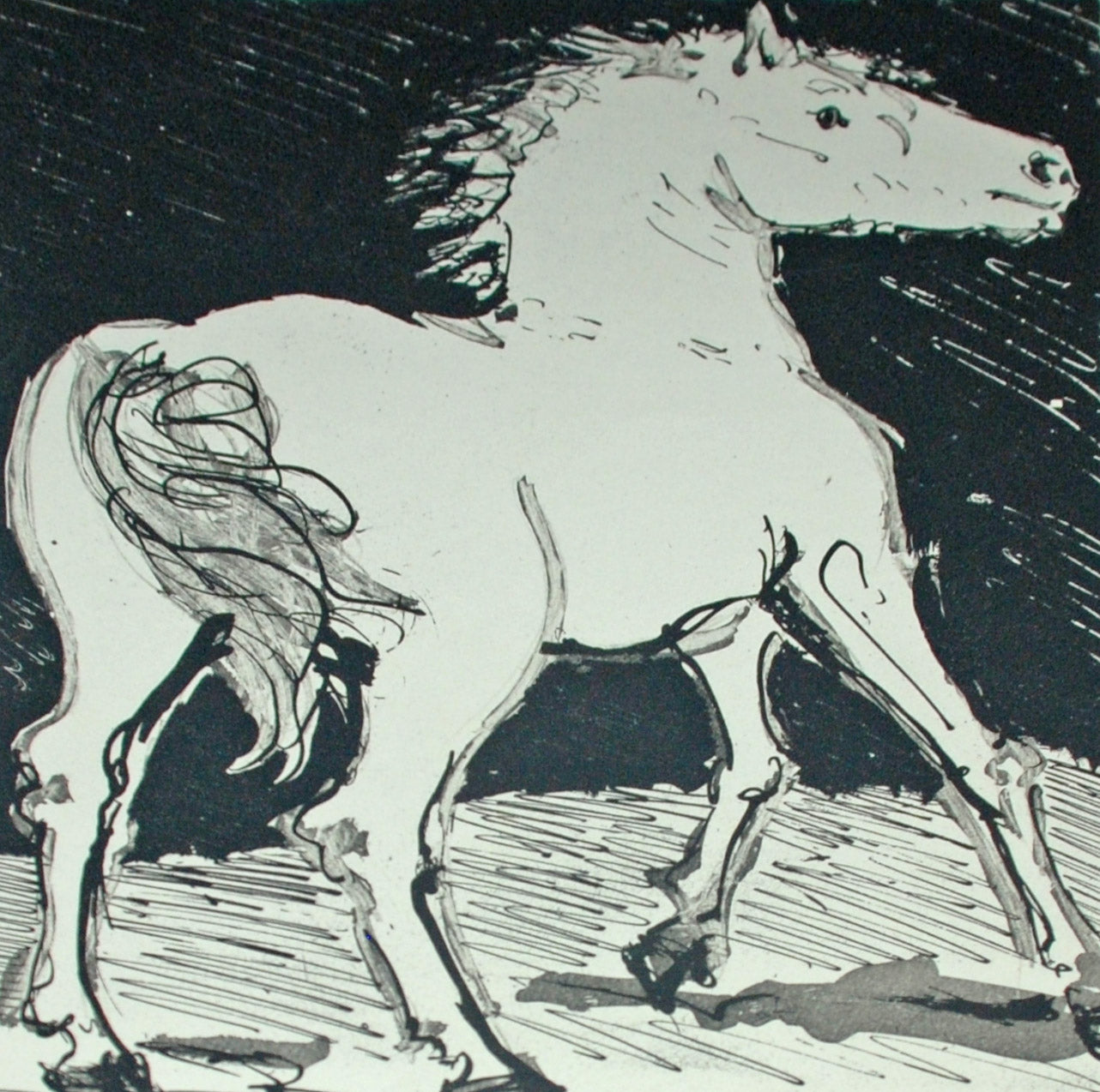 Pablo Picasso Le Cheval (The Horse) (Bloch 328, Cramer No. 37) 1942 ...