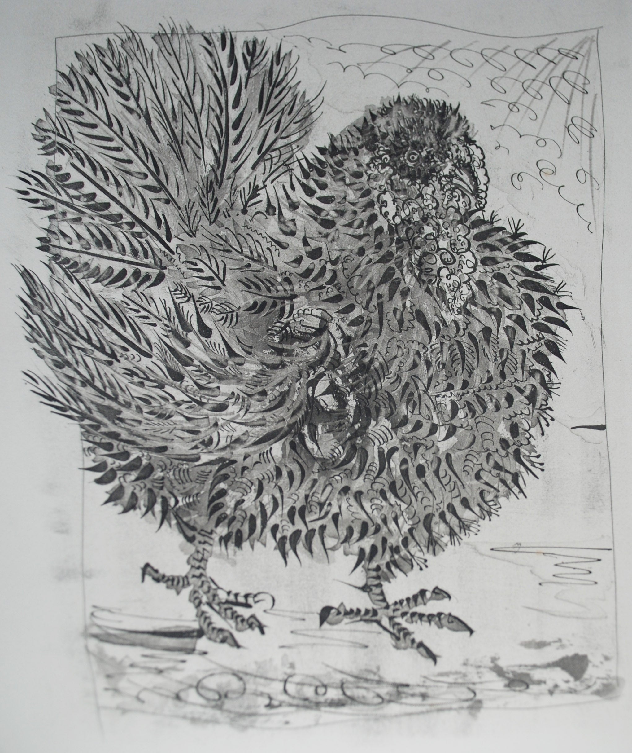 Pablo Picasso Le Dindon (The Turkey) (Bloch 330, Cramer No. 37) 1942 ...