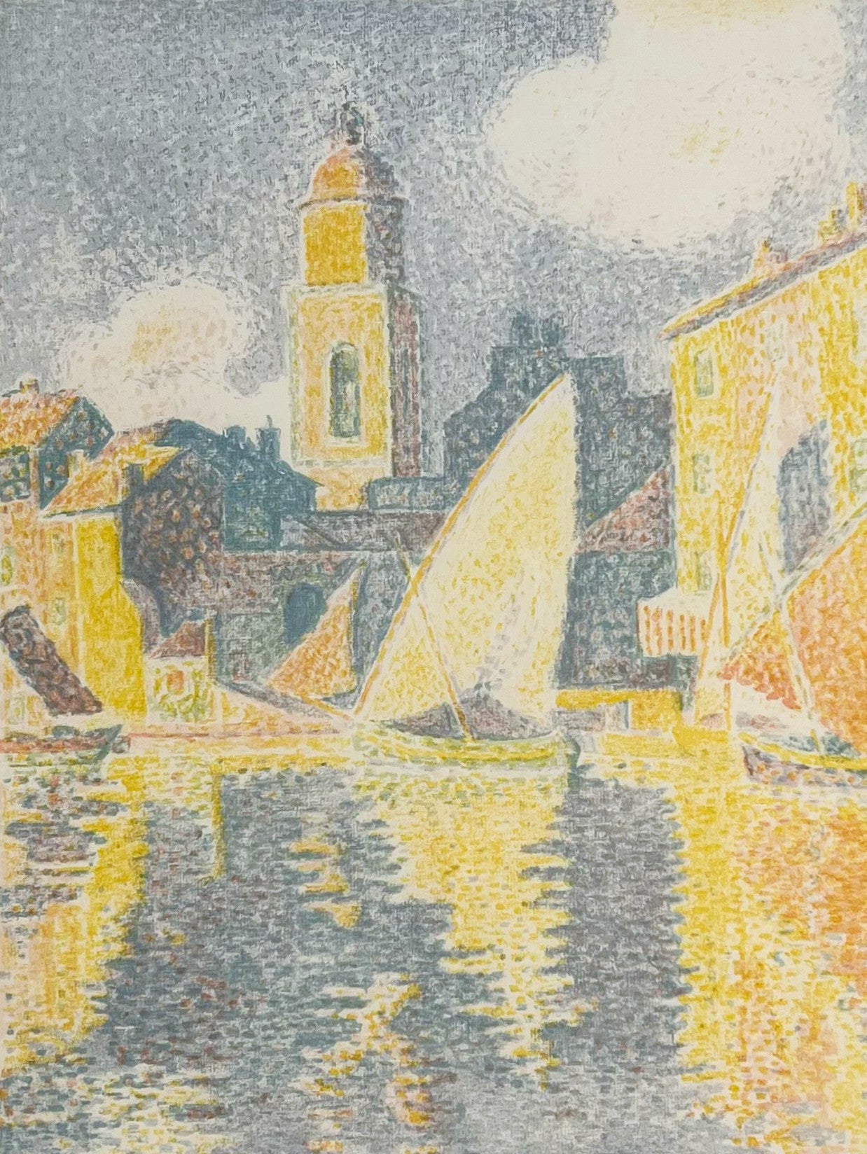 Paul Signac Saint-Tropez: Le Port 1898 – Georgetown Frame Shoppe