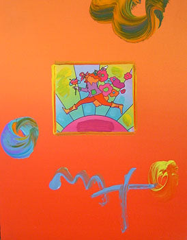 Peter Max Flower Jumper Orange 2000 – Georgetown Frame Shoppe