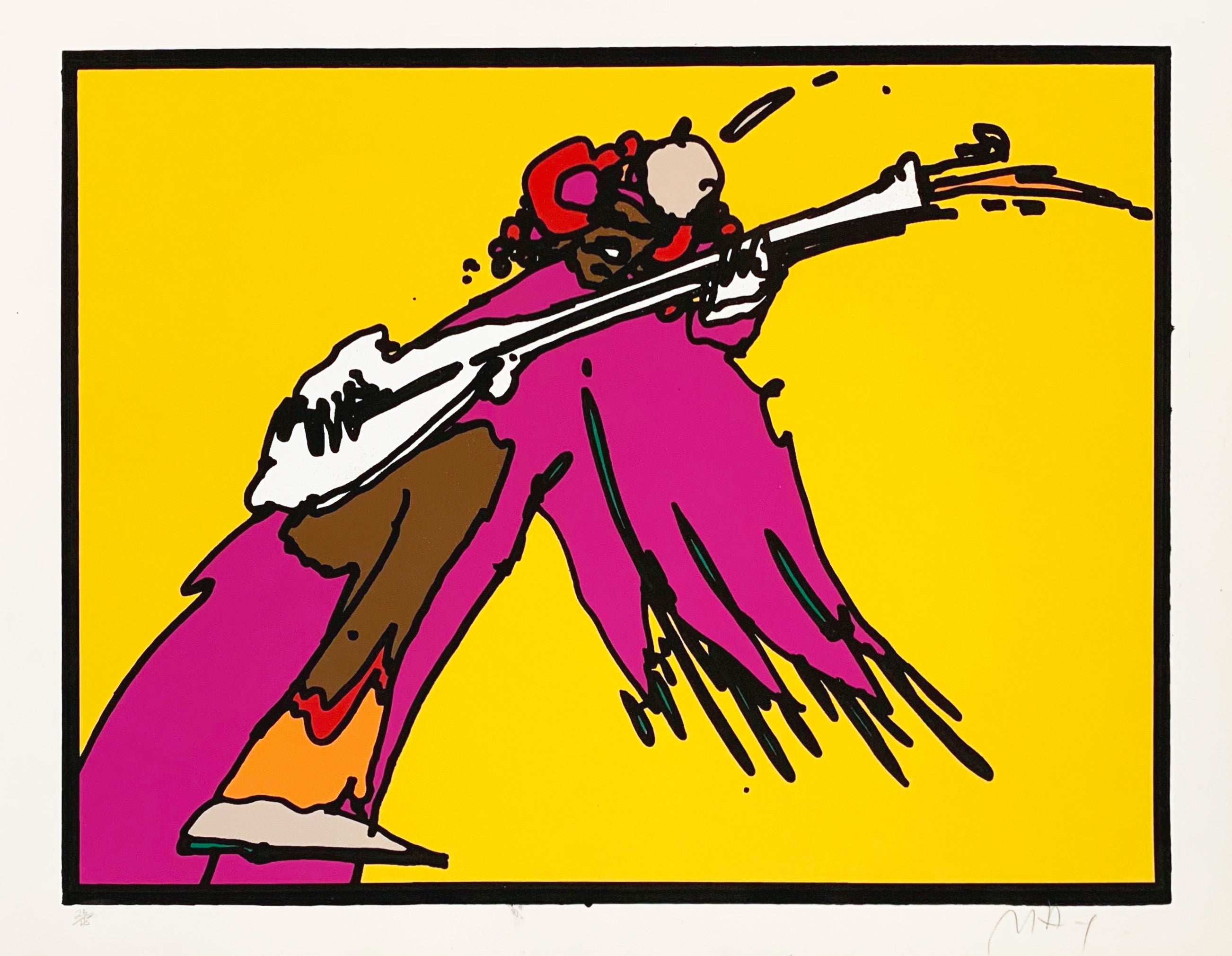 Peter Max Jimi Hendrix 1997 – Georgetown Frame Shoppe