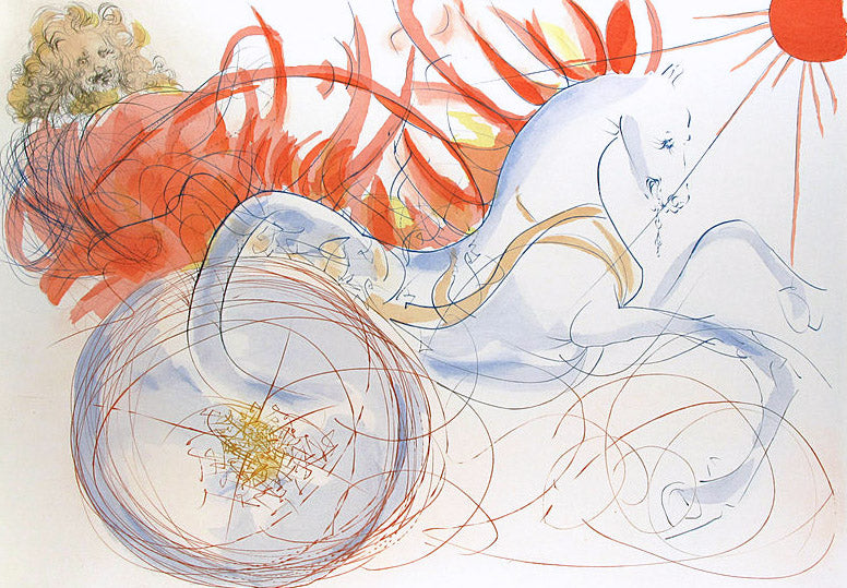 Salvador Dali Elijah (Elijah and the Chariot) (Field 75-4J) 1975 ...