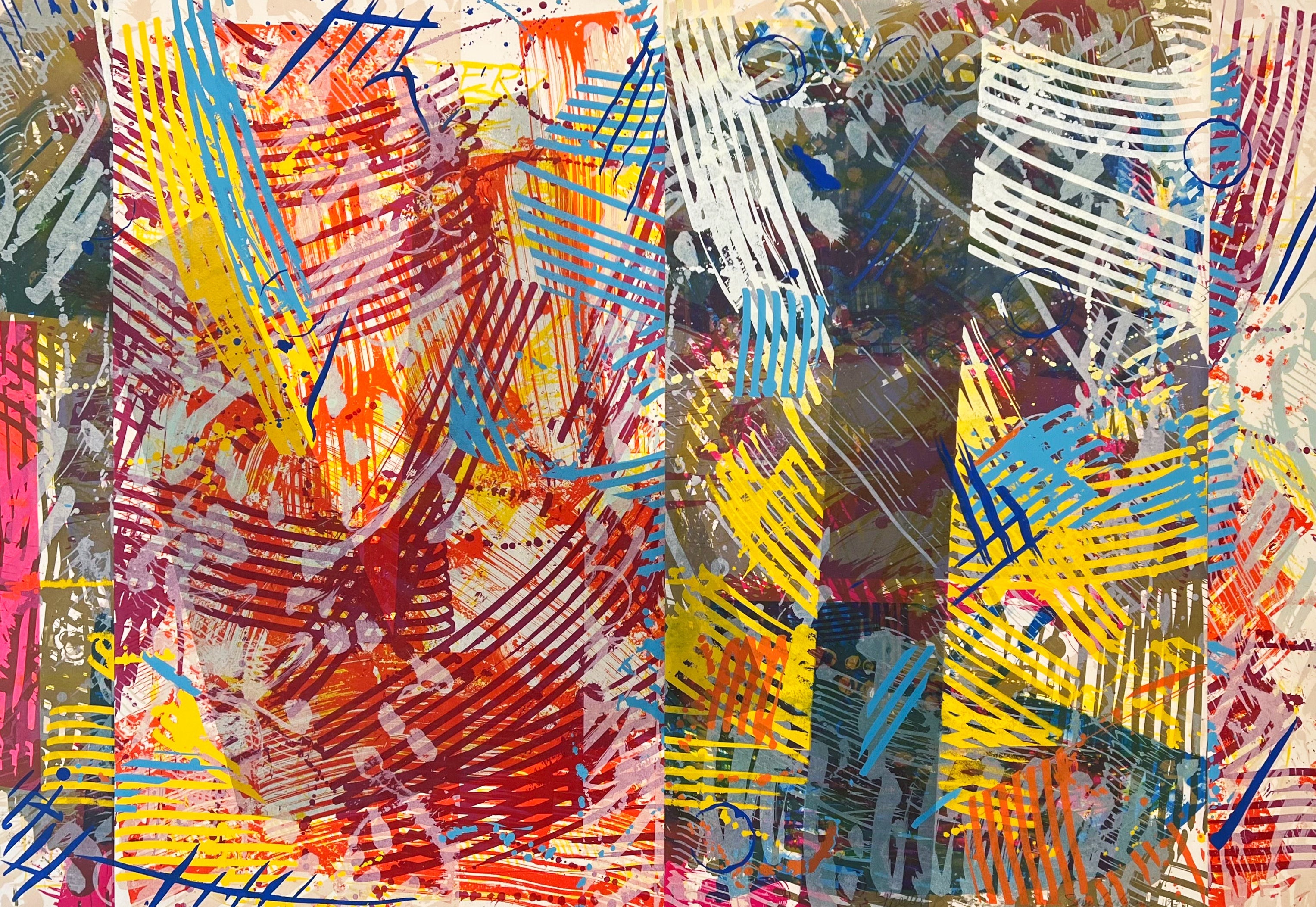 Sam Gilliam Pretty Boxes 1993 – Georgetown Frame Shoppe