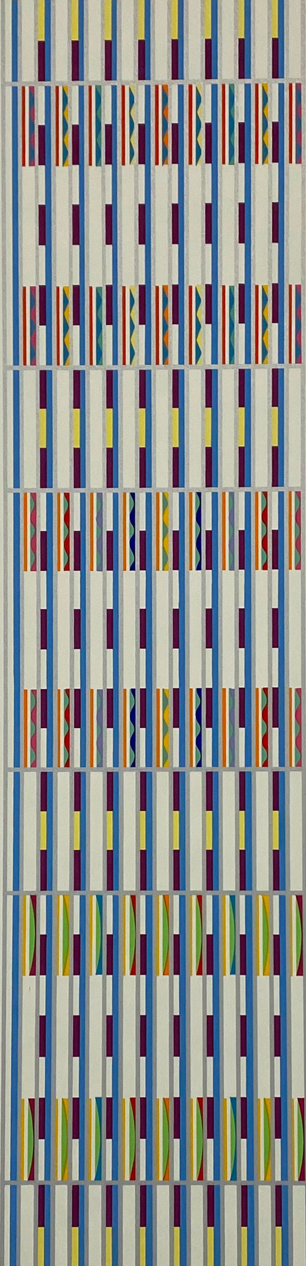 Yaacov Agam Untitled Vertical Orchestration 1980 – Georgetown Frame Shoppe